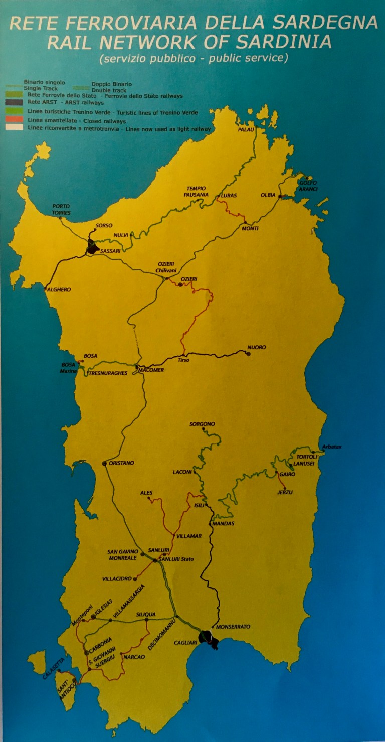 Narrow gauge across northern Sardinia – RailwayWorld.net