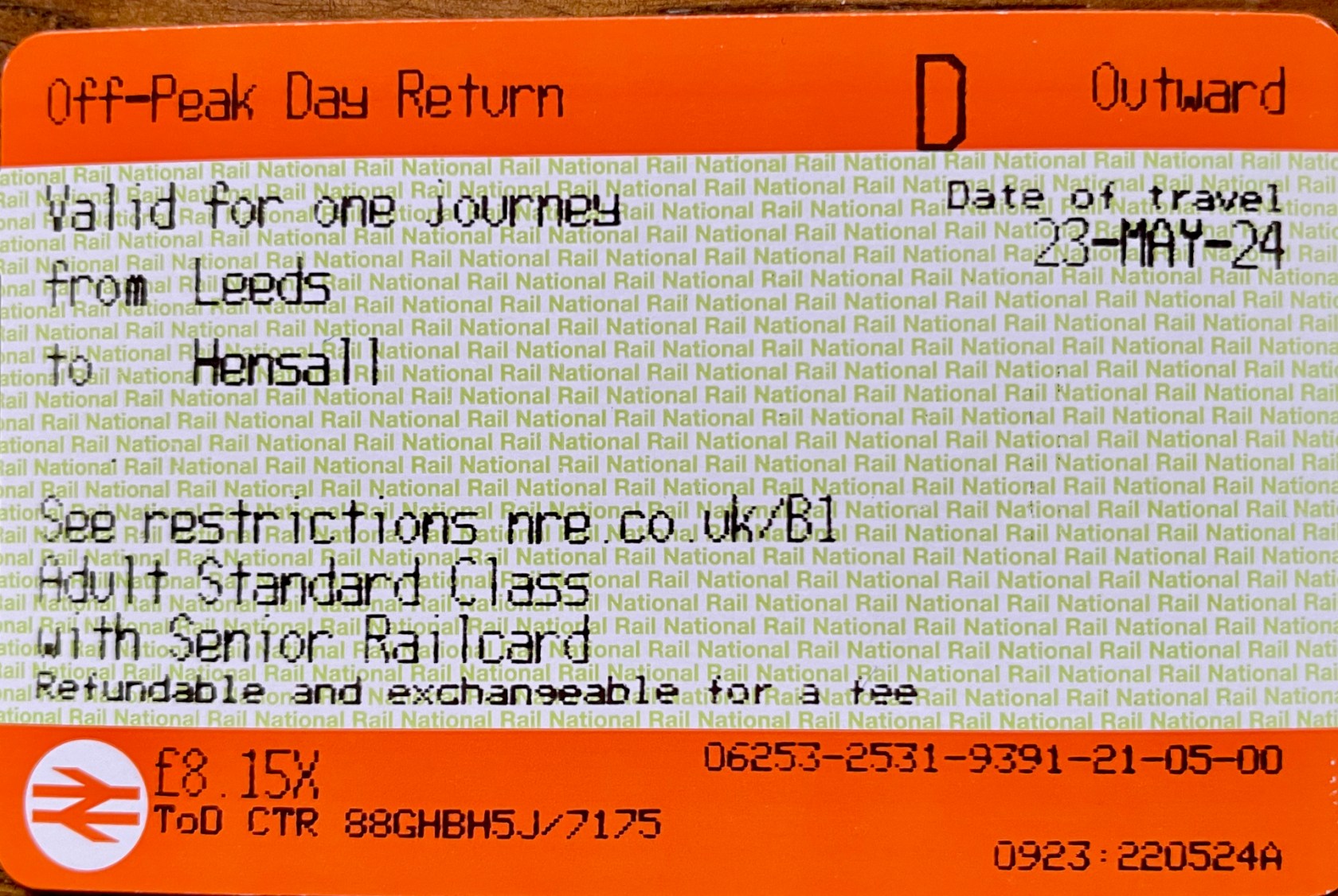 Parliamentary train to Hensall – RailwayWorld.net