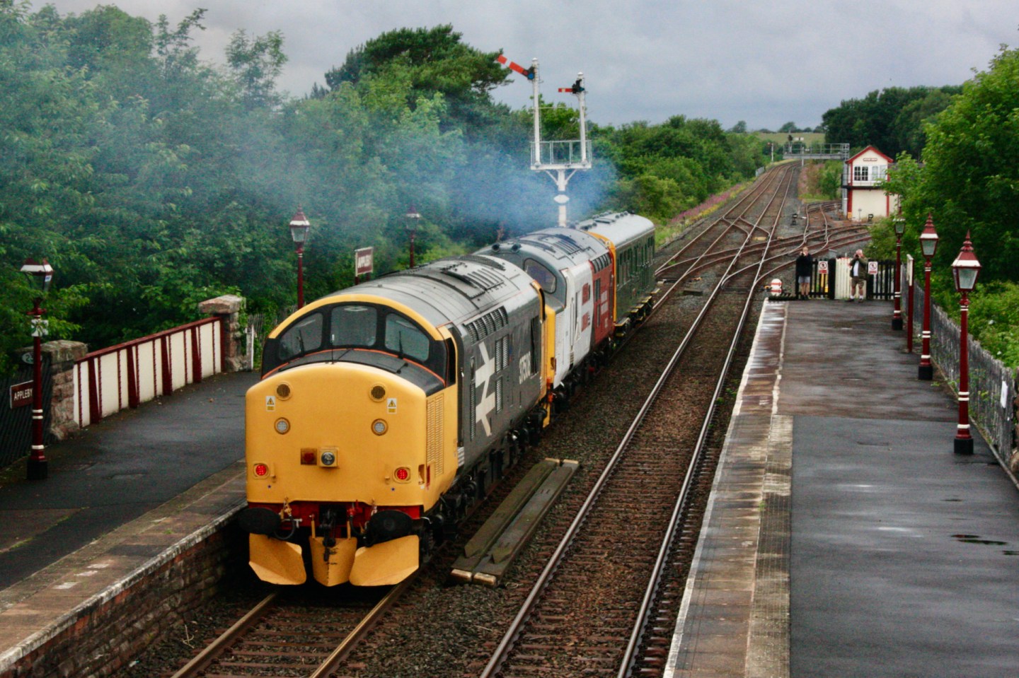 Semaphores and loco action on the Settle-Carlisle Line – RailwayWorld.net